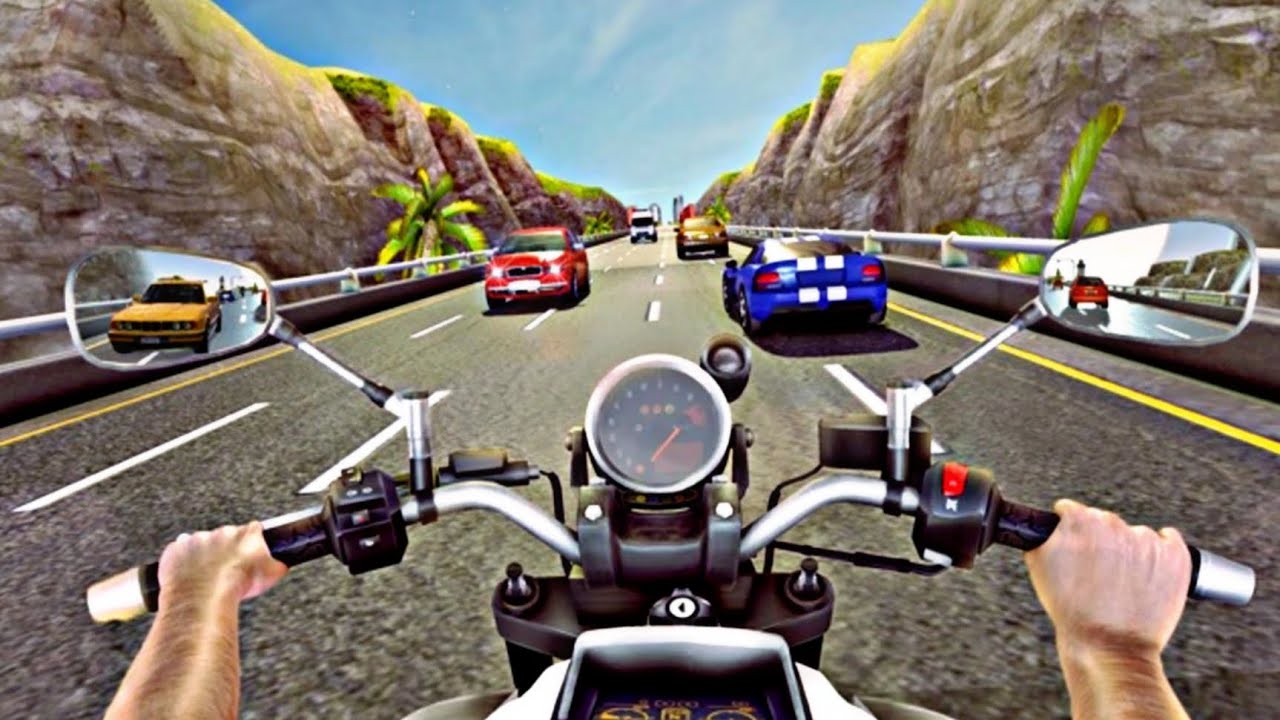 Highway Bike Riding Simulator - Bike Riding Game - Android Gameplay ...