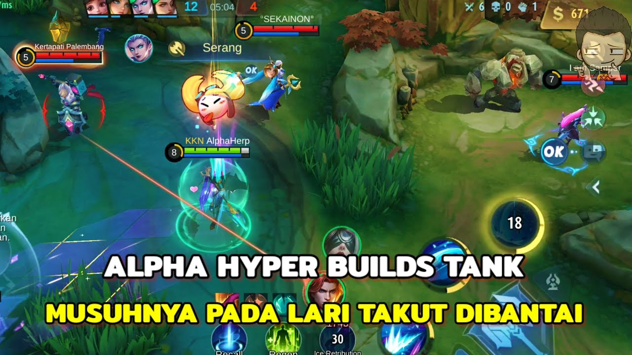 Alpha Hyper Dengan Builds Tank vs Selena Hyper || Mobile Legend - YouTube