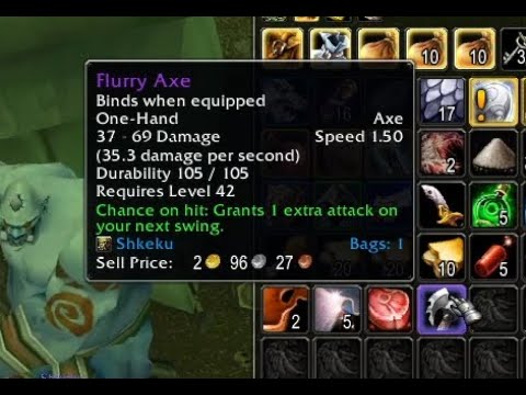 POV: Epic Axe Drops in Hardcore Classic WoW - YouTube