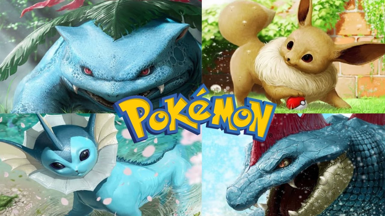 JAPANESE ARTIST CREATES BREATHTAKING REALISTIC POKEMON PAINTINGS - YouTube