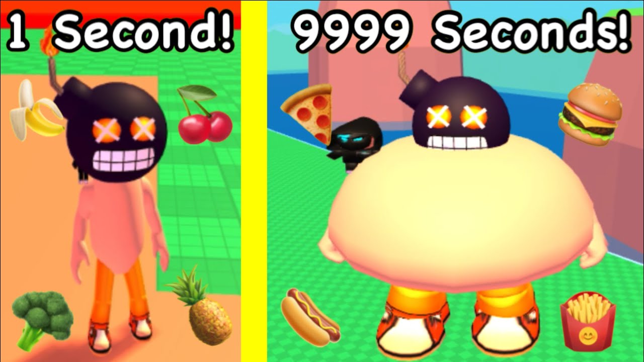 Getting SUPER FAT in Roblox +1 Fat Every Second! - YouTube