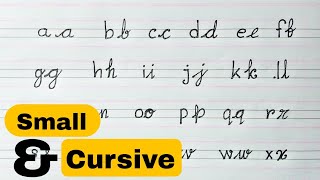 English Cursive Small Letter Writing | Small Letter Wri... | Doovi