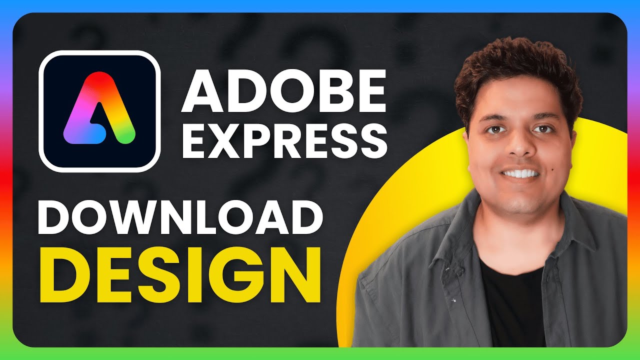 How To Save Design in Adobe Express | Download Design | Full Guide ...