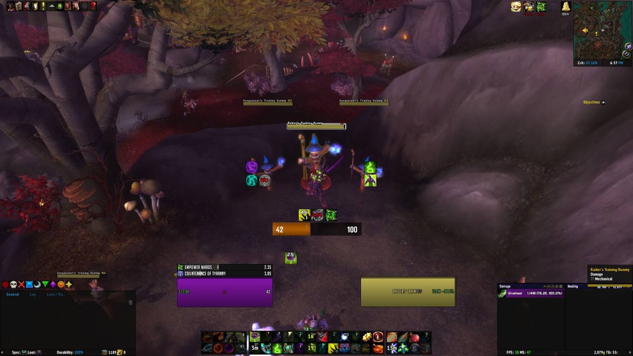 DH tank weak auras [Test] - YouTube