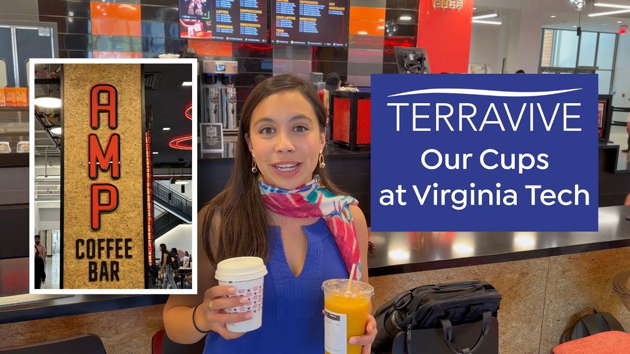 Fueling Virginia Tech’s Future: Amp Coffee Bar x Terravive Cups! - YouTube