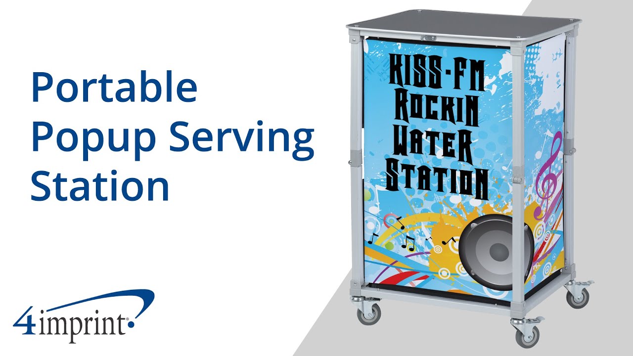 Portable Popup Serving Station - Custom Serving Station by 4imprint ...