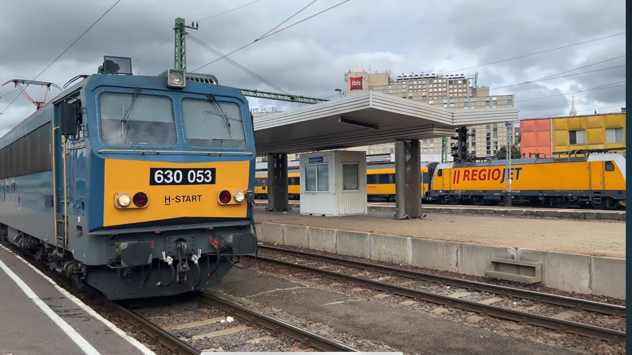 V63 630 053 Mecsek InterCity Déli pályaudvar - Pécs - YouTube