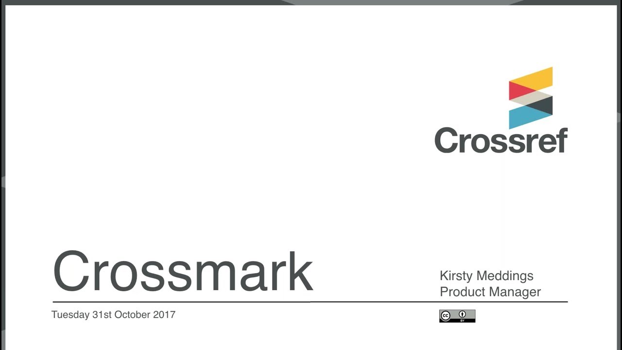 Introduction to Crossmark - YouTube