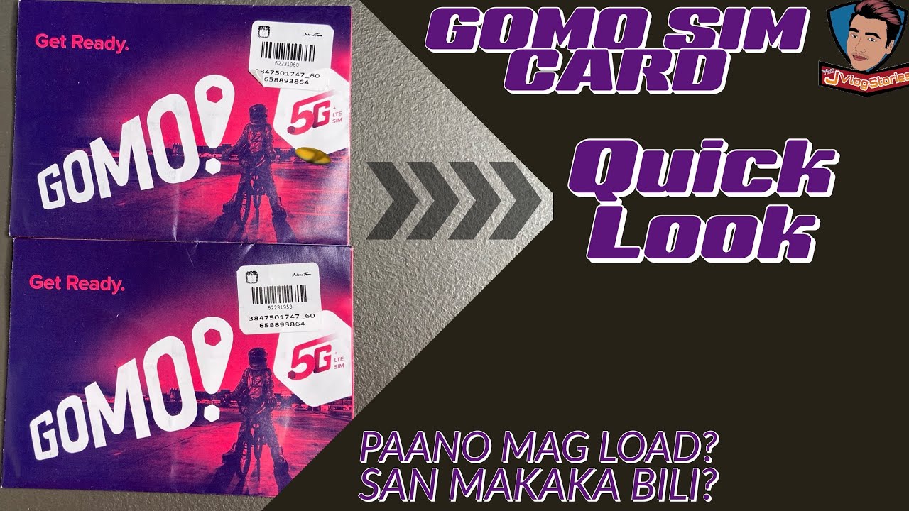 Gomo Sim Card Quick Look - Filipino | Paano mag load? | San makakabili ...