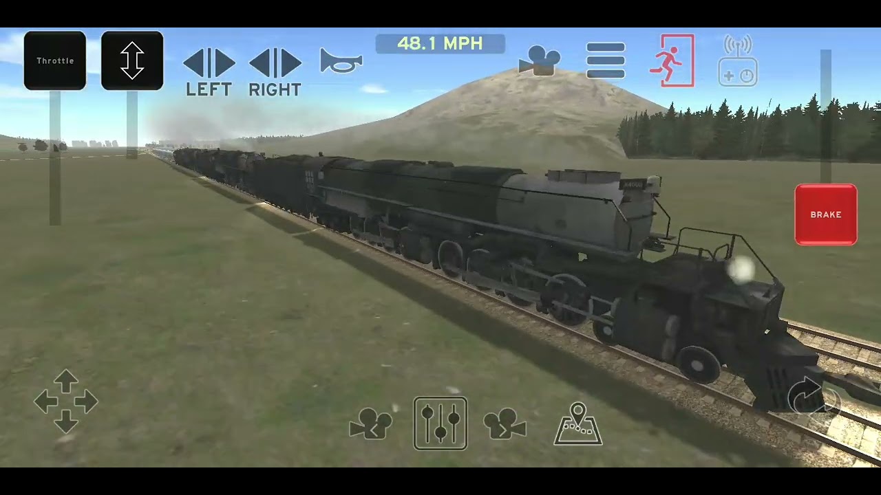 Train and Rail Yard Simulator- 3×UP Big Boy 4006+Amtrak cars from ...