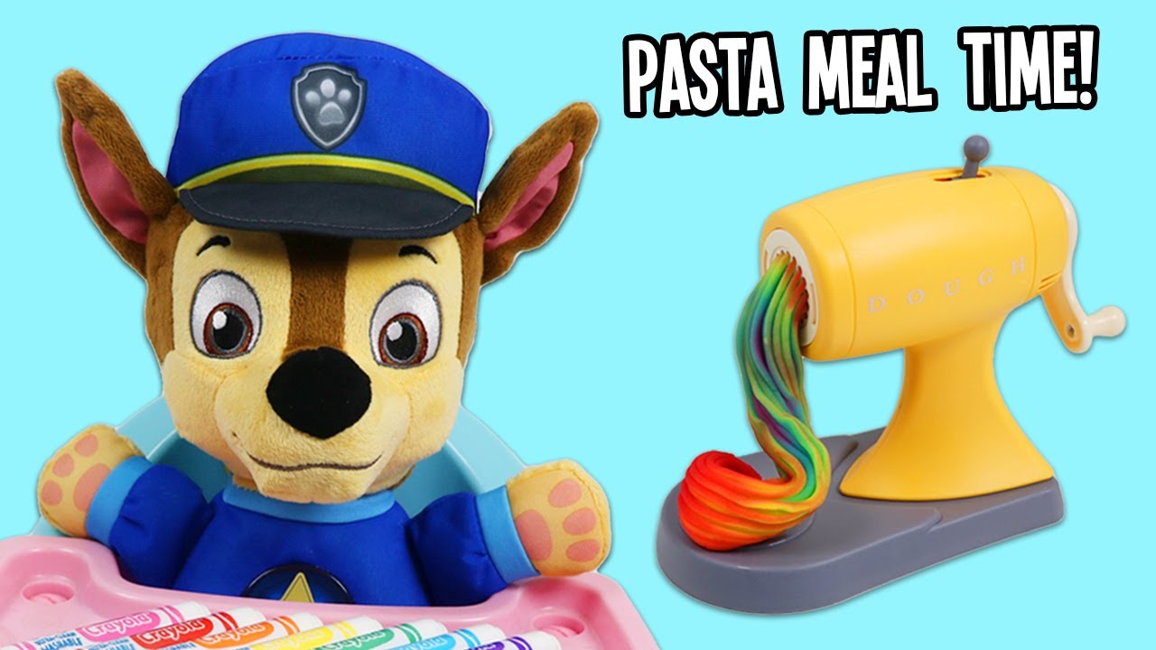 Let's Cook Rainbow Pasta For Chase! - YouTube