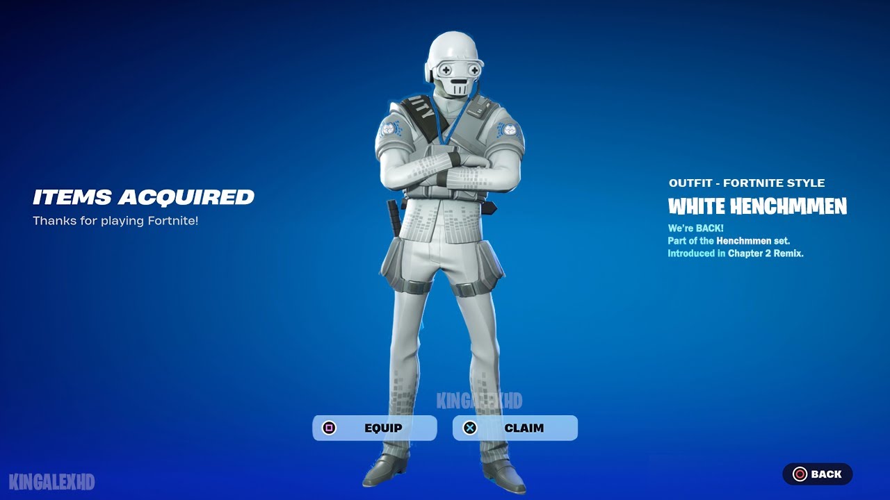 How To Get White Henchmen Skin NOW FREE In Fortnite! (Unlocked LEGO ...
