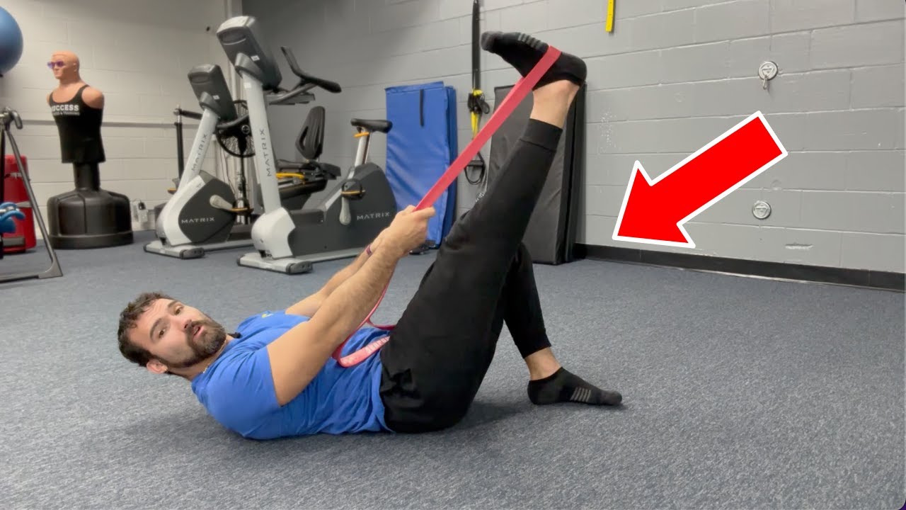 Simple Routine for Tight Hips and Hamstrings (Low Back Relief!) - YouTube