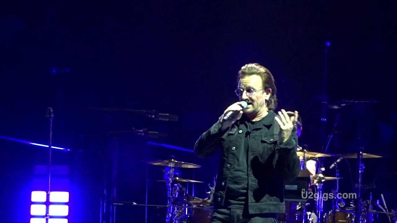 U2 Berlin Bono speech after Beautiful Day 2018-09-01 - U2gigs.com - YouTube