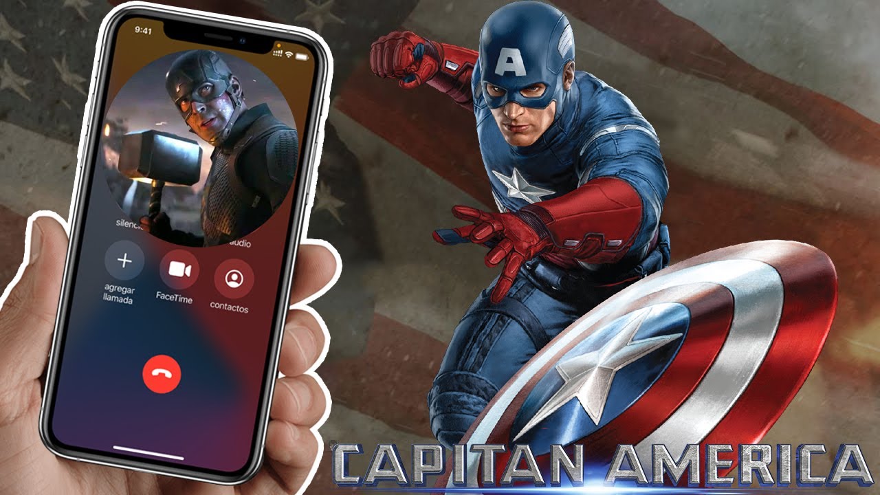 CAPITAN AMERICA 💙 Llamada de tu super heroe favorito de Marvel 📞 - YouTube