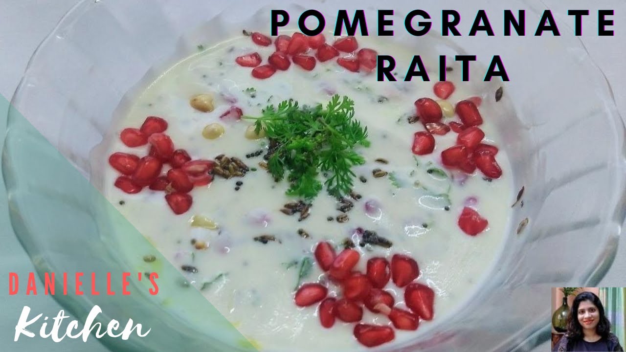 How To Make Pomegranate Raita | Veg Recipes | Quick Recipes | Easy ...