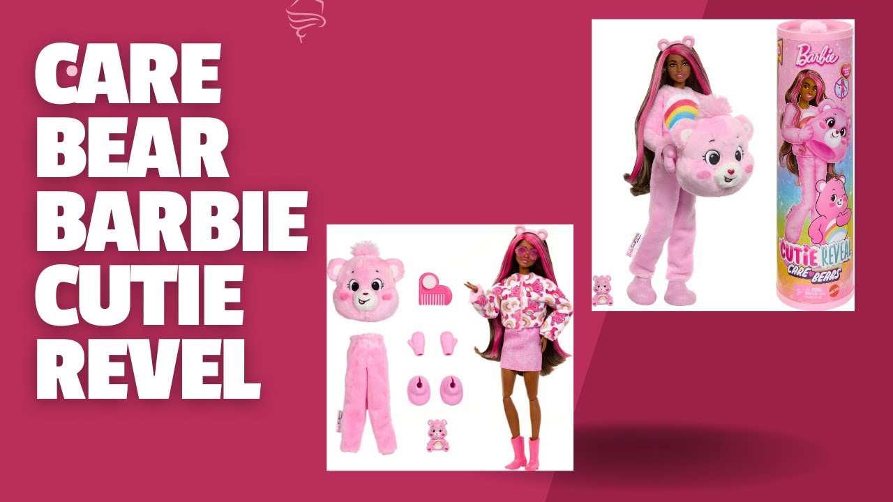 Review of Barbie Cutie Reveal Cheer Bear!!! - YouTube