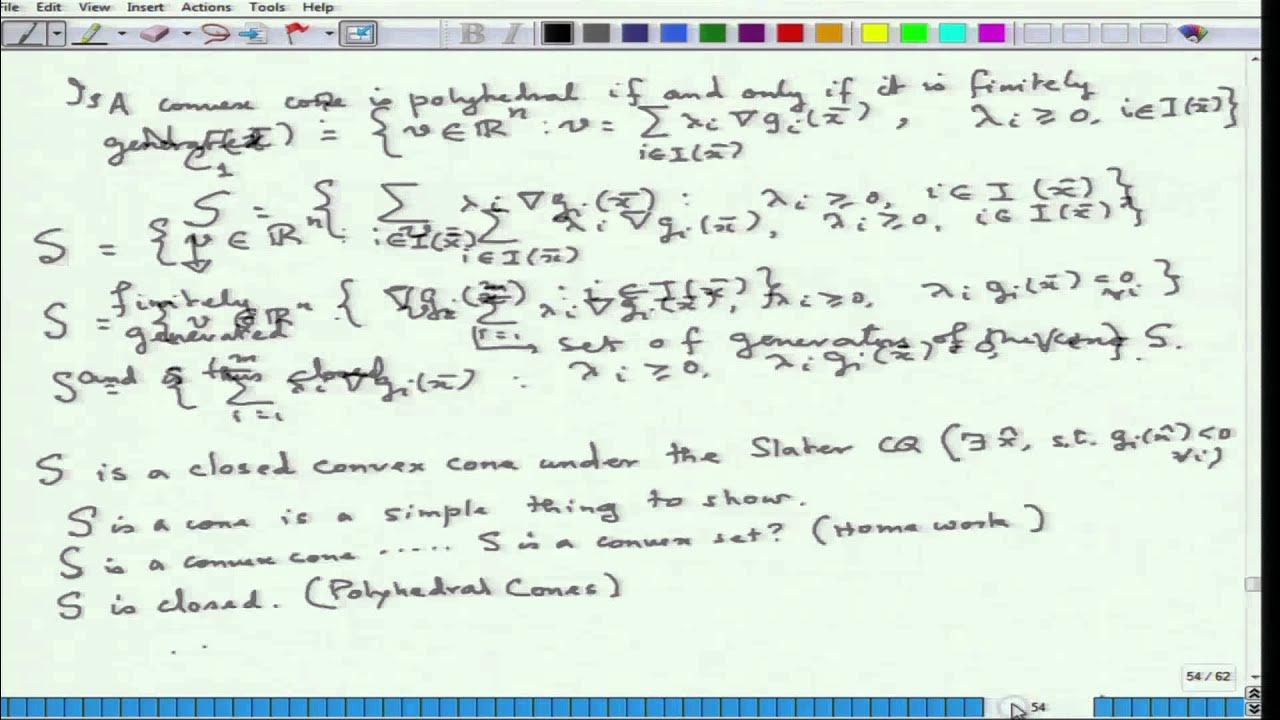 Mod-01 Lec-12 Convex Optimization - YouTube