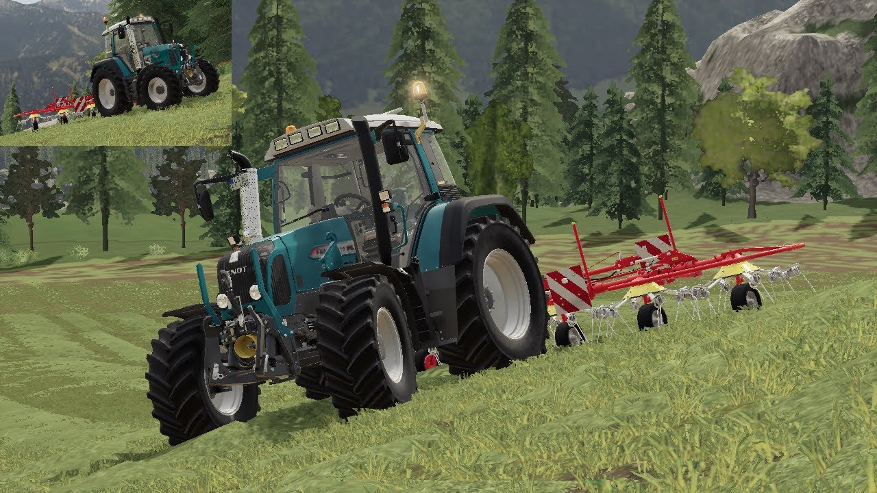 Ls19 Gras Wenden aufn Sever mit Fendt und Pöttinger \Oberösterreich ...