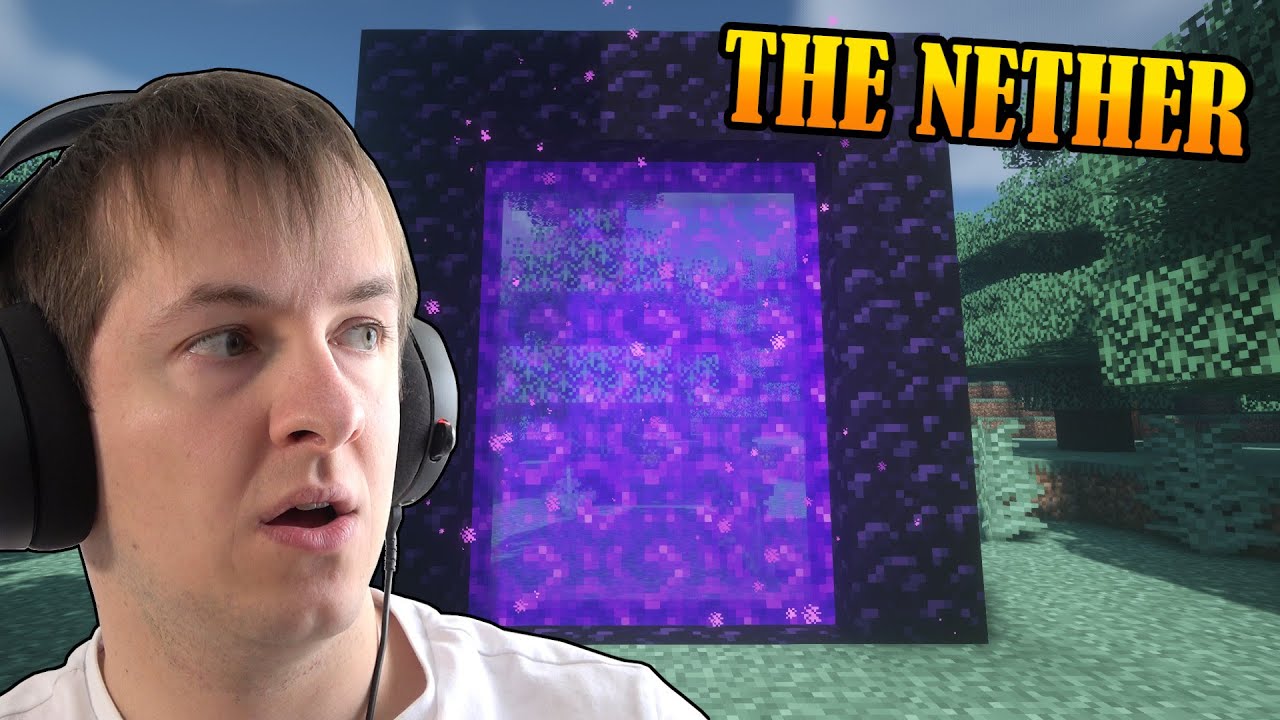 The Nether - Let's Play Minecraft Survival Ep. 7 - YouTube