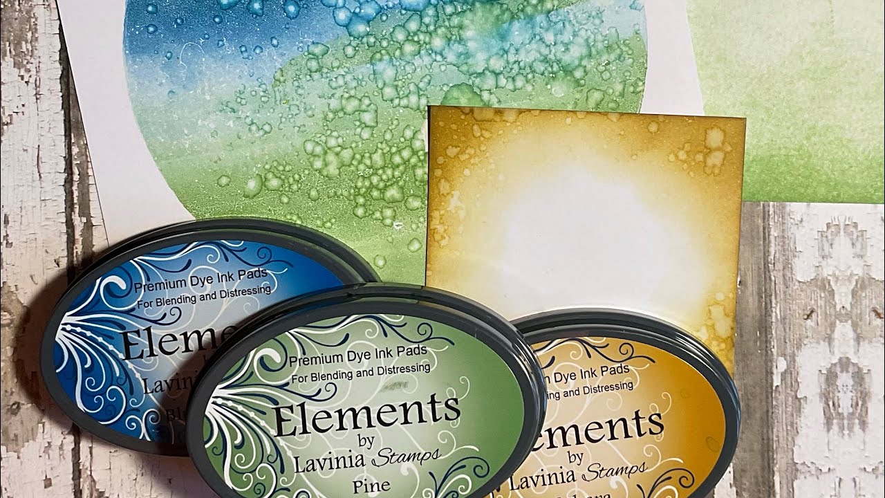 Playtime with Elements ink pads #laviniastamps - YouTube