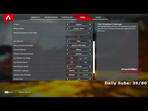 Faides New Apex Settings - YouTube