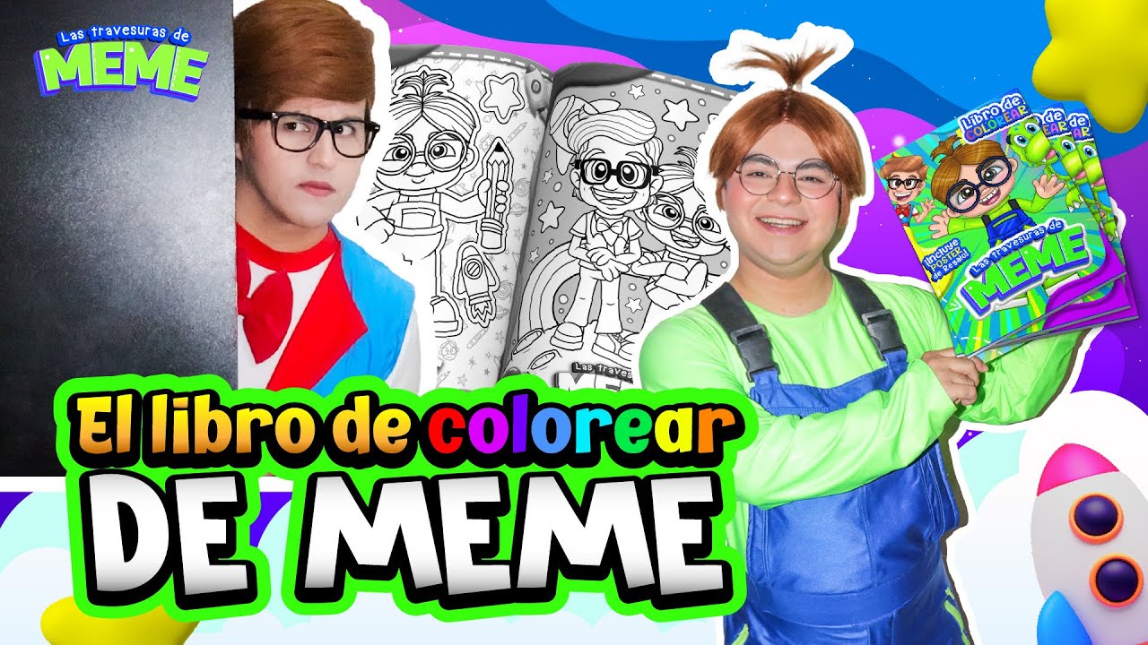 El libro de colorear de Meme | Meme se hace el enfermo para no ir a la ...