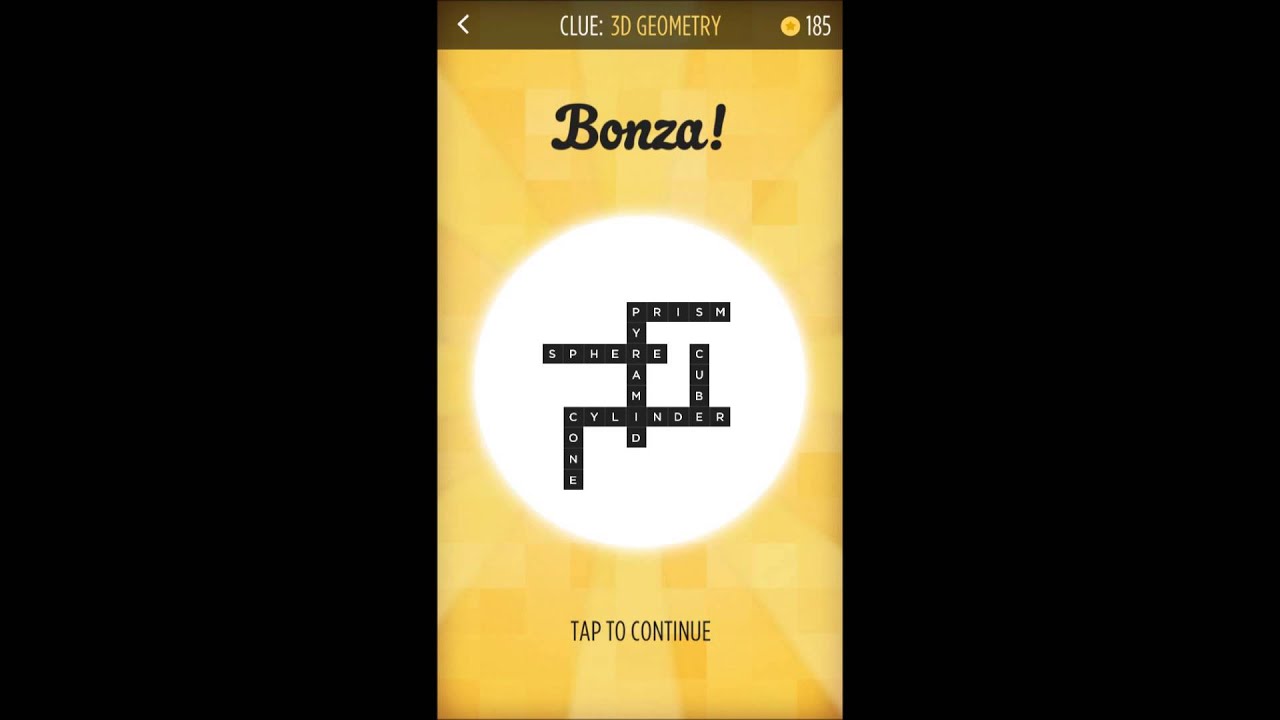 Bonza Word Puzzle - 3D Geometry - Puzzle Pack 2 Walkthrough - YouTube