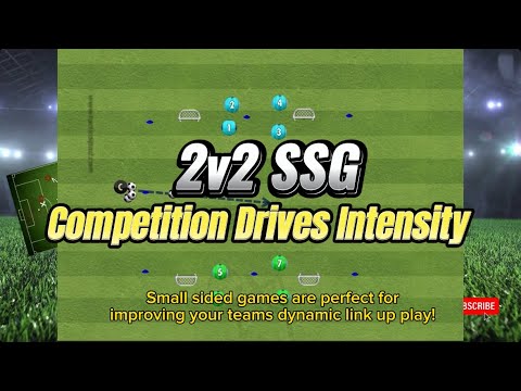 2v2 Small Sided Game | High Intensity Football / Soccer Drill - YouTube