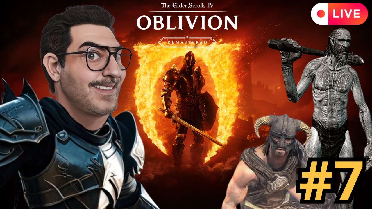 T.E.S Oblivion Remasterd - AO VIVO - Part 7 #resenha #livestream #oblivion - YouTube