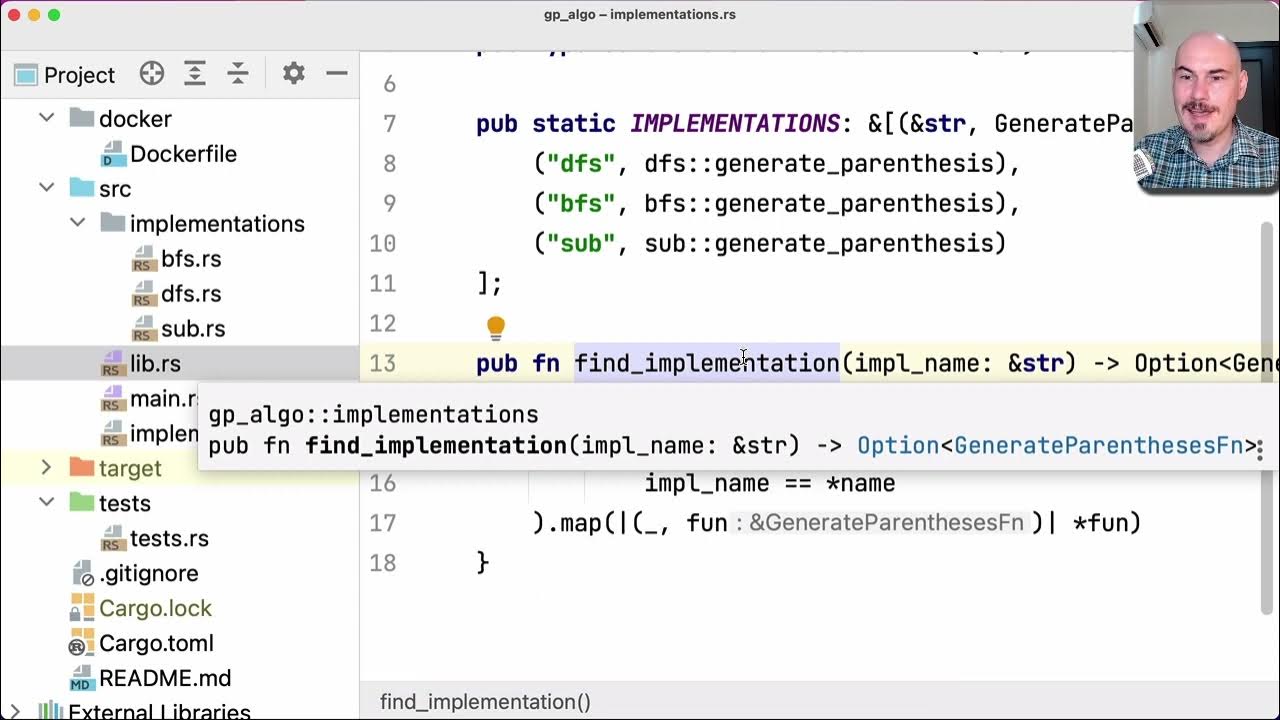 Learning Rust Via Implementing Algorithms Youtube