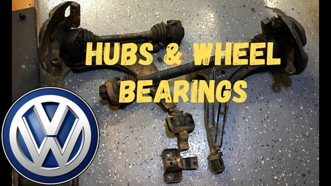 Volkswagen Mk1 Cabriolet Swap Front Hubs Wheel Bearings and Control ...