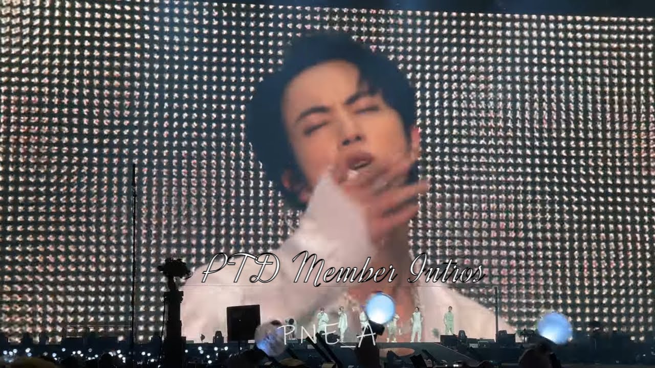 211128 Post Dope Speech Intro Fancam Bts 방탄소년단 Permission To