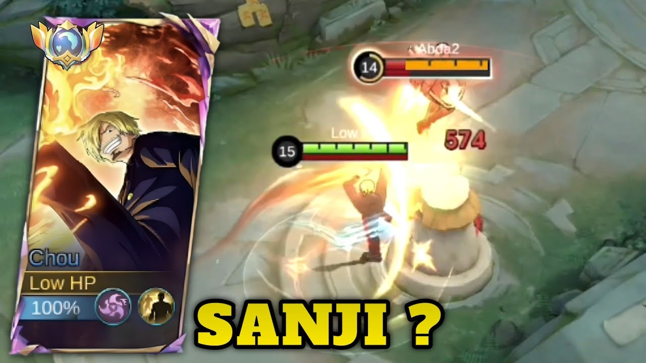 CHOU SANJI ONE PIECE SKIN FINALLY IS HERE!! BEST CHOU SKIN EVERRR 🥶🔥 ...
