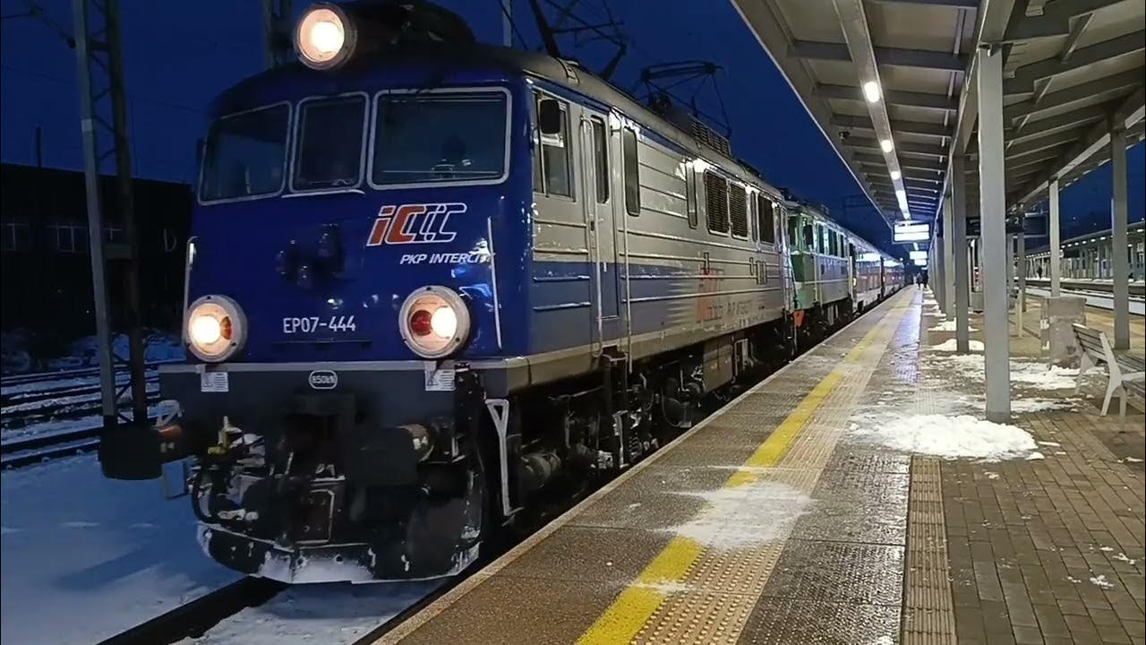ODJAZD ELF 48WEc i ODJAZD EP07-444+EP07-201 IC ,,STOCZNIOWIEC" - YouTube
