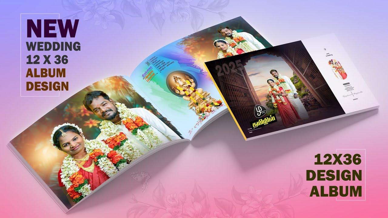 Wedding Photoshop Album Templates Wedding Album Design PSD – Free