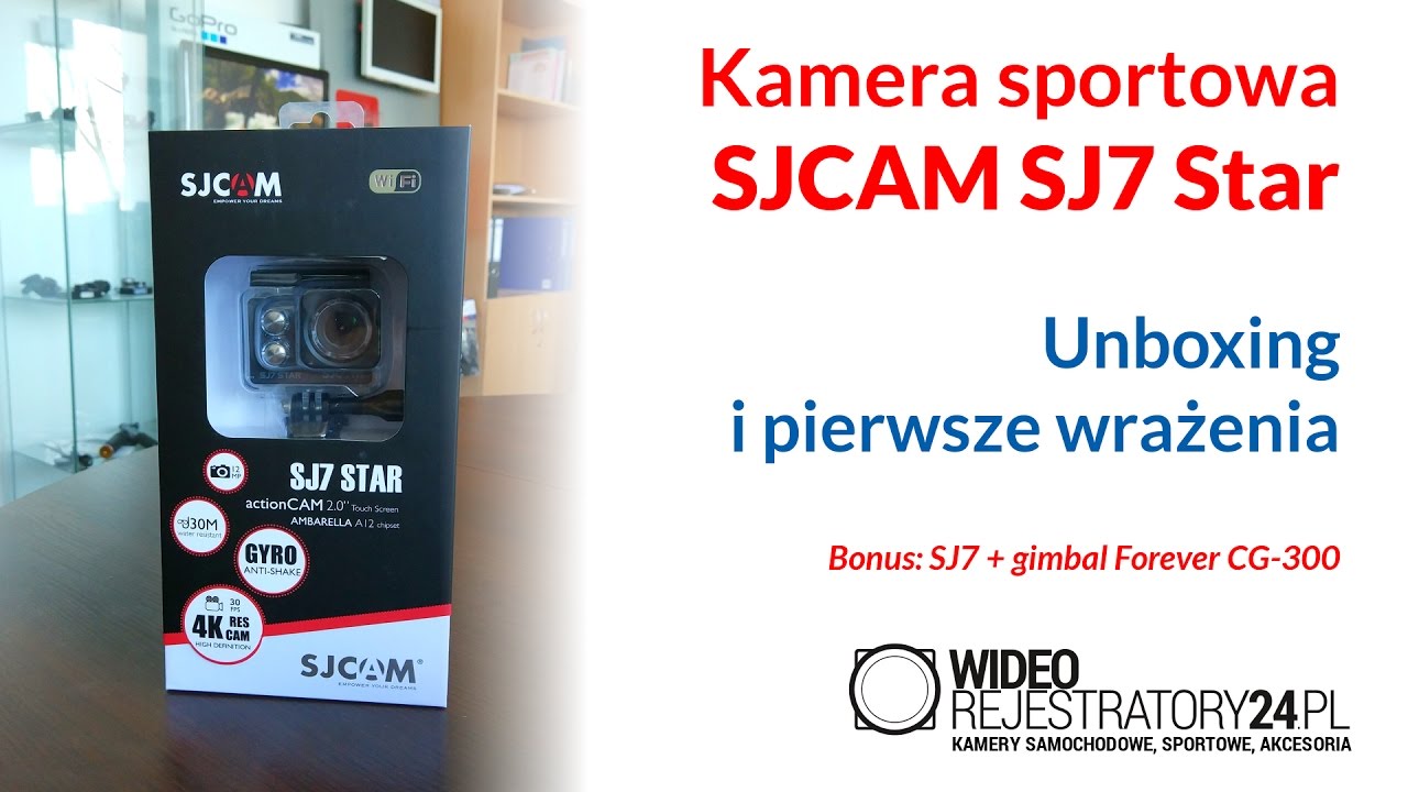SJCAM SJ7 Star - unboxing i pierwsze wrażenia - YouTube