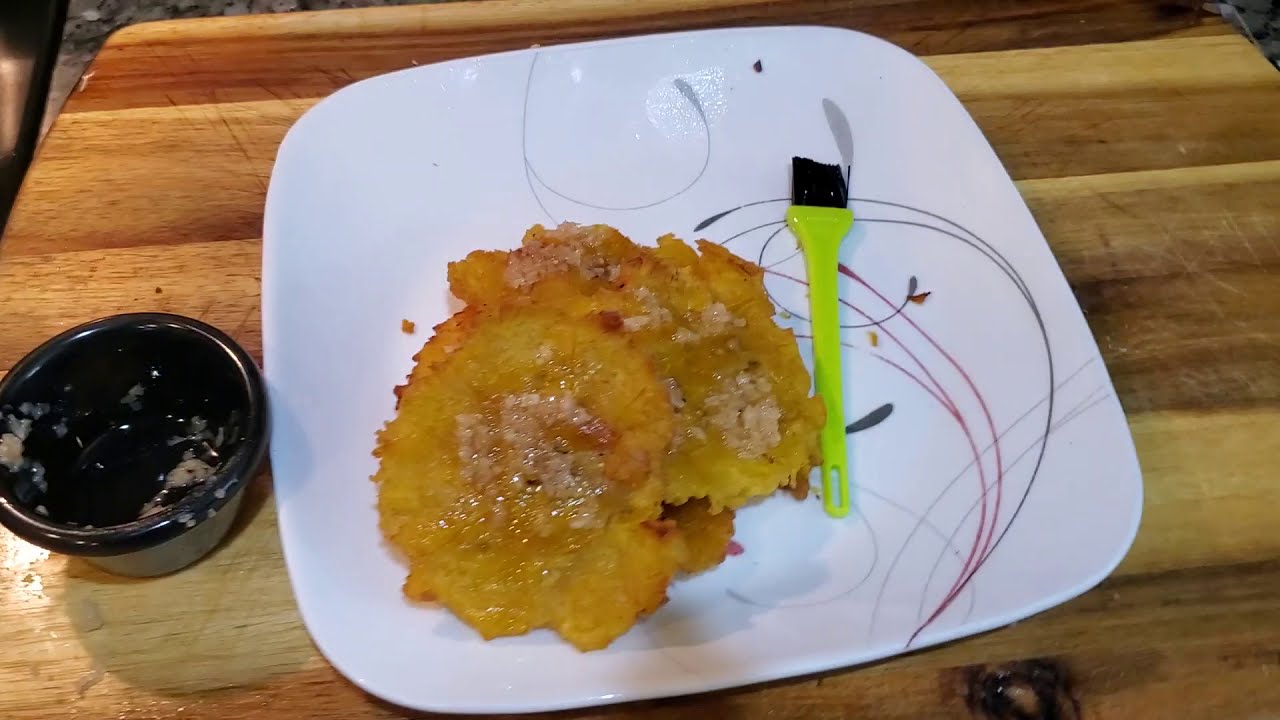 Garlic tostones - YouTube