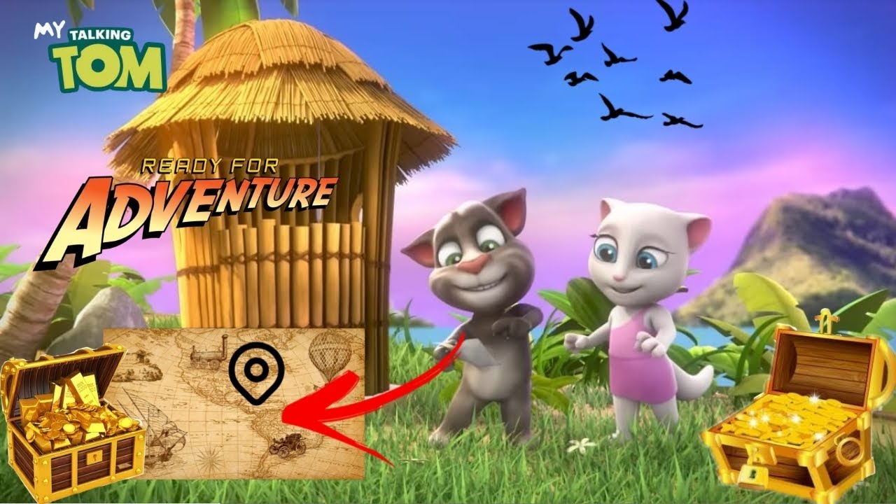 Tom enjoy with his friend ,Tom friend'play many game 💯💯🔥 Talking Tom ...