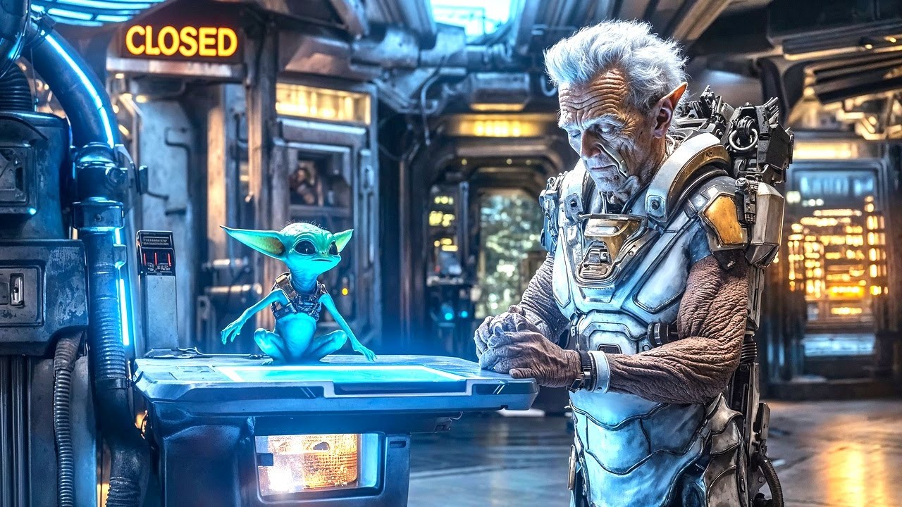 Old Human Engineer Saves Little Aliens Life After Giving Him Armor ...