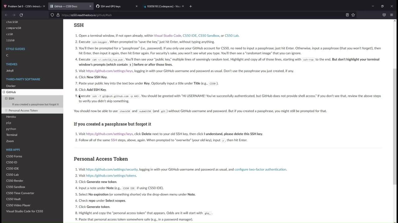 Harvard CS50 Python | How to setup environment for problem sets - YouTube