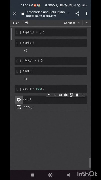 Creation Of Empty Data Structure In Python Pythonprogramming Coding