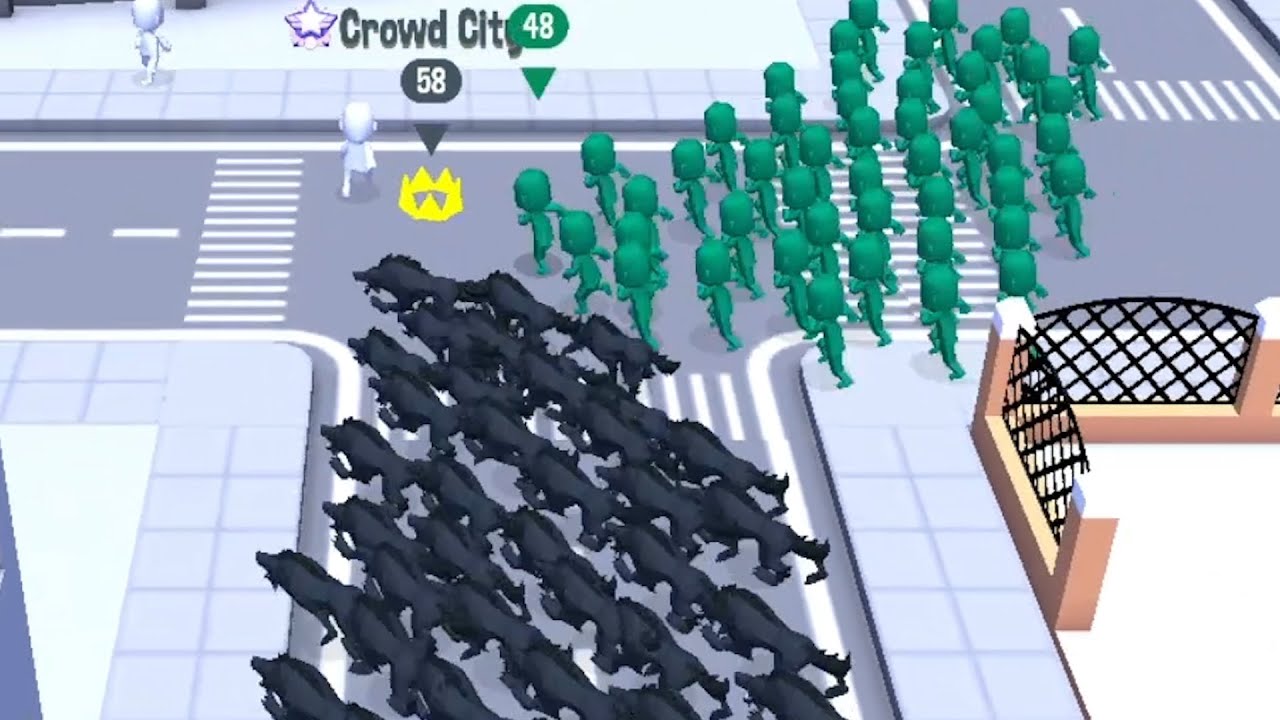 Crowd City World Record 1400+ Map Control: 100.00% #314 - YouTube
