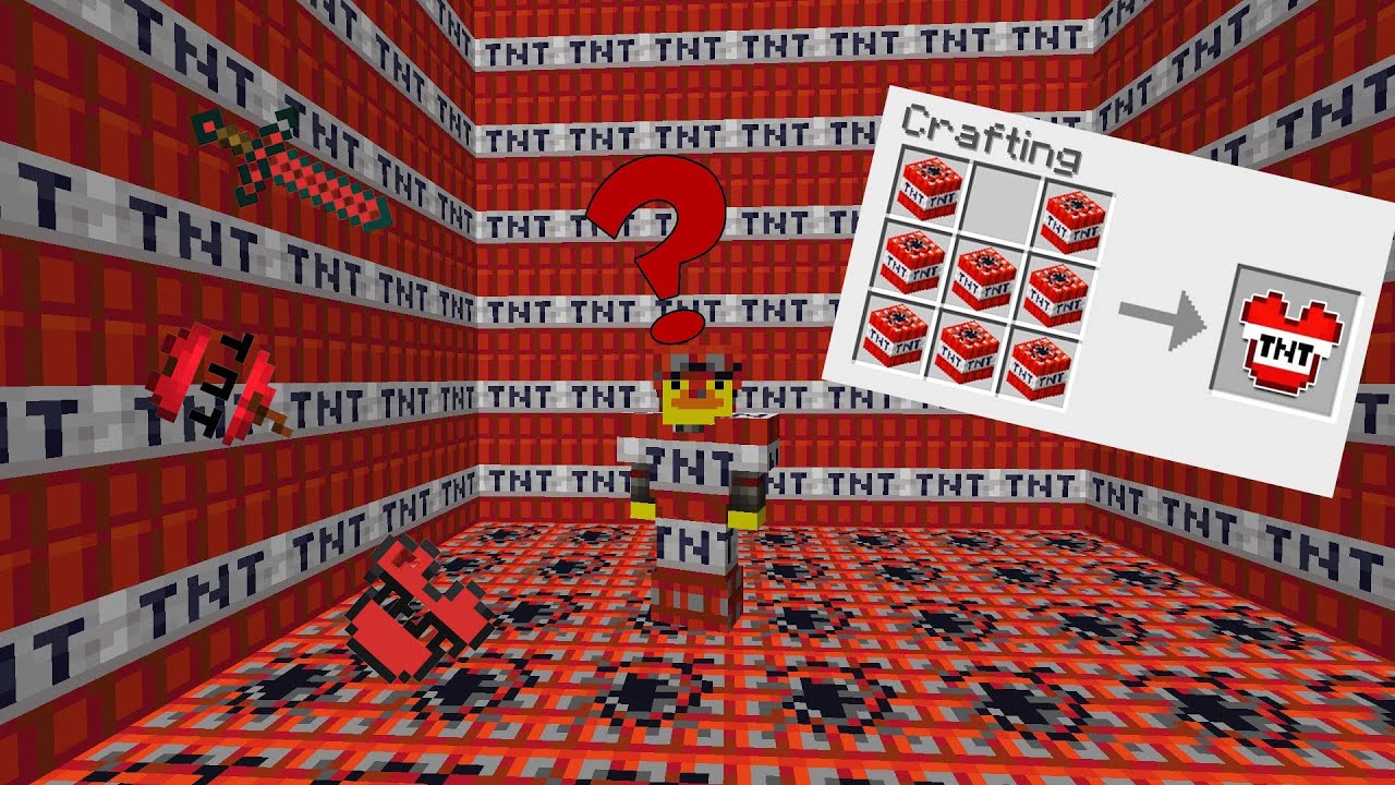 block armor in minecraft tnt armor! - YouTube