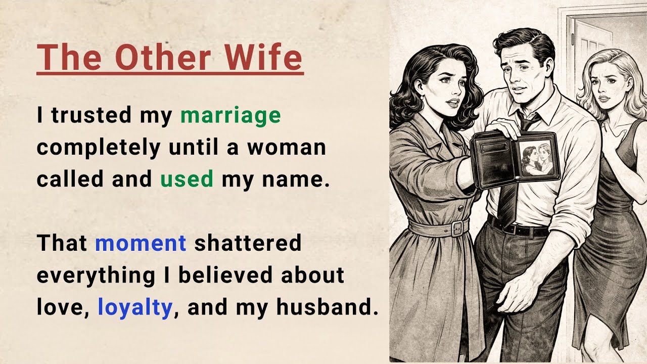Learn English through Stories Level 3 ⭐ The Other Wife Improve your ...