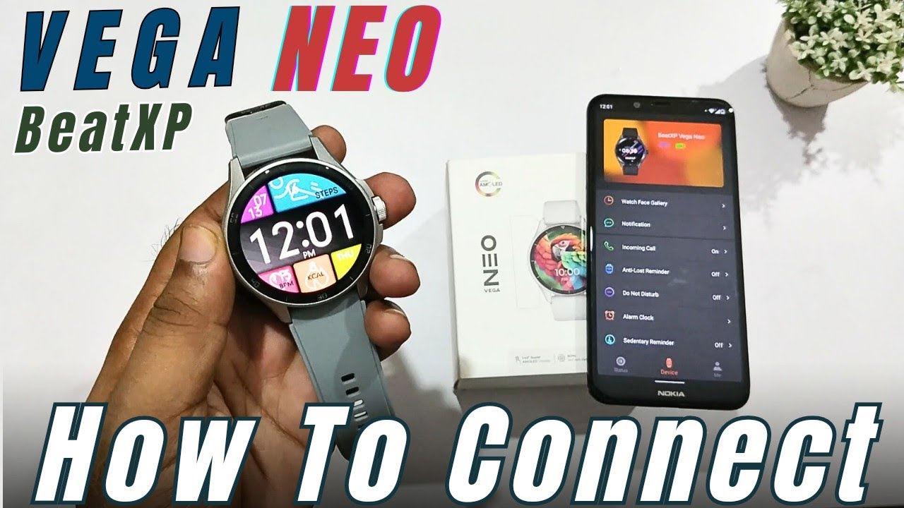How to connect smartwatch to phone | BeatXP vega neo full setup - YouTube