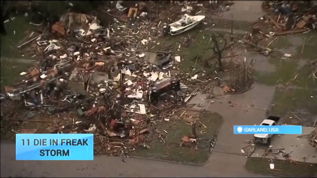 11 Die in Freak Storm: Torrential rains level towns in Texas - YouTube