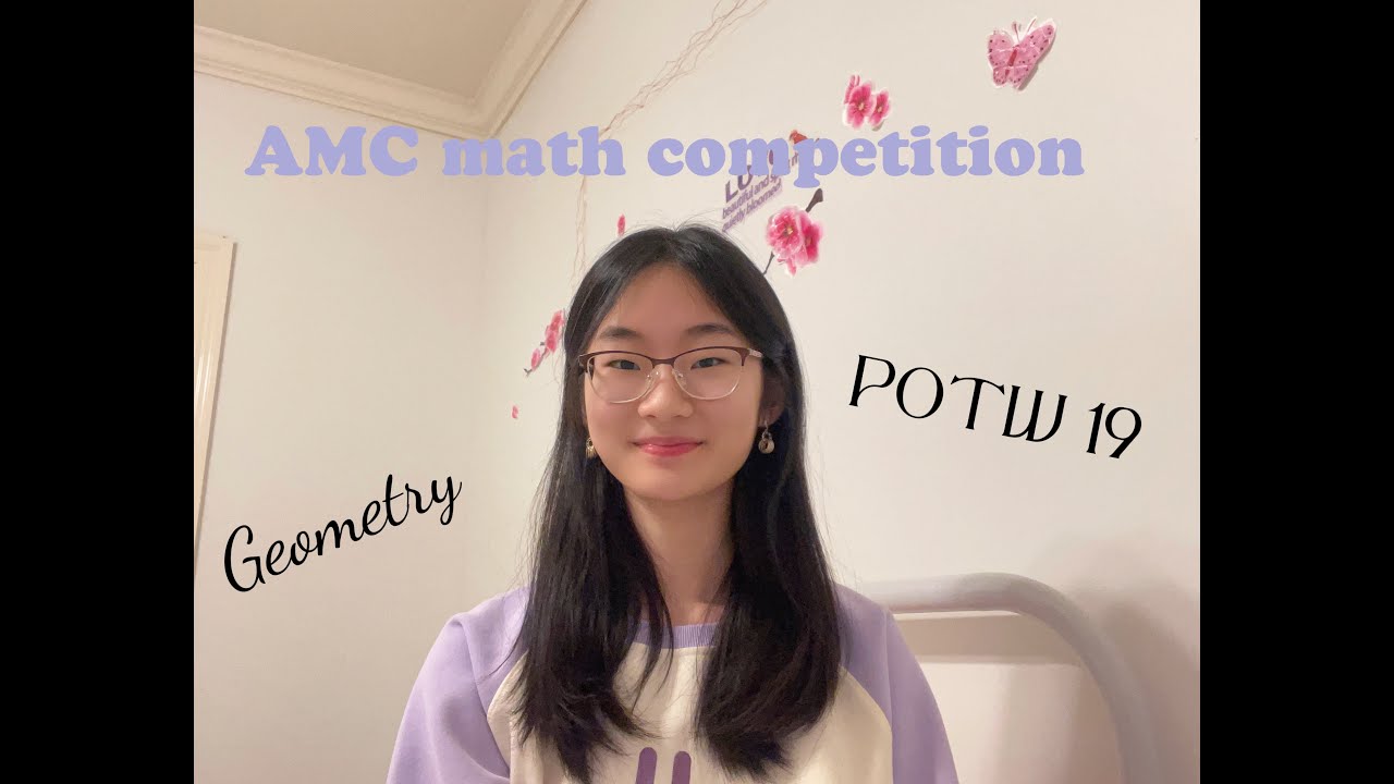 AMC math problem: geometry(problem of the week 19) - YouTube