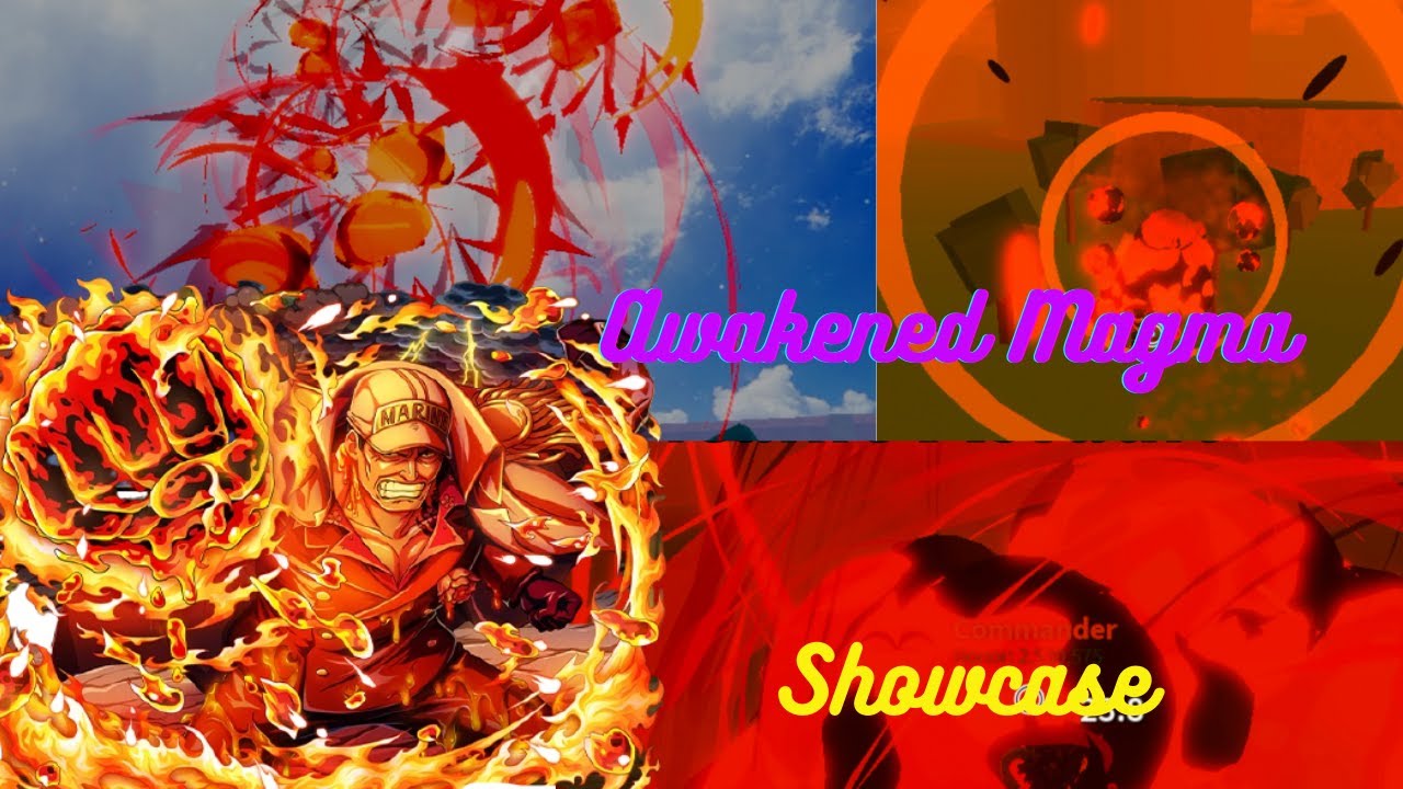 Awakened Magma Showcase - Blox Fruits Update 15 Magma Awakening - YouTube