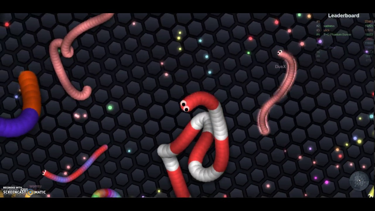 Slithering Snakes!/Slither.io/ - YouTube